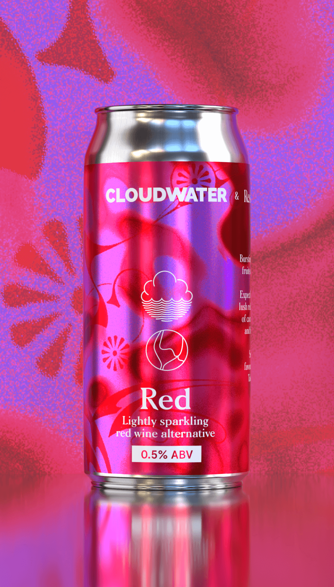 Red | AF Sparkling Red Wine Alternative – Cloudwater Brew Co