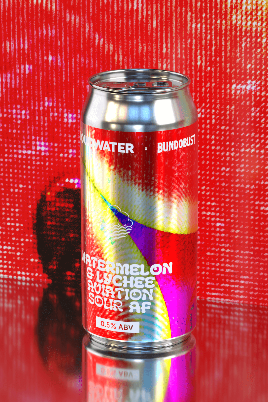 Lychee & Watermelon Aviation Sour AF (x Bundobust) – Cloudwater Brew Co