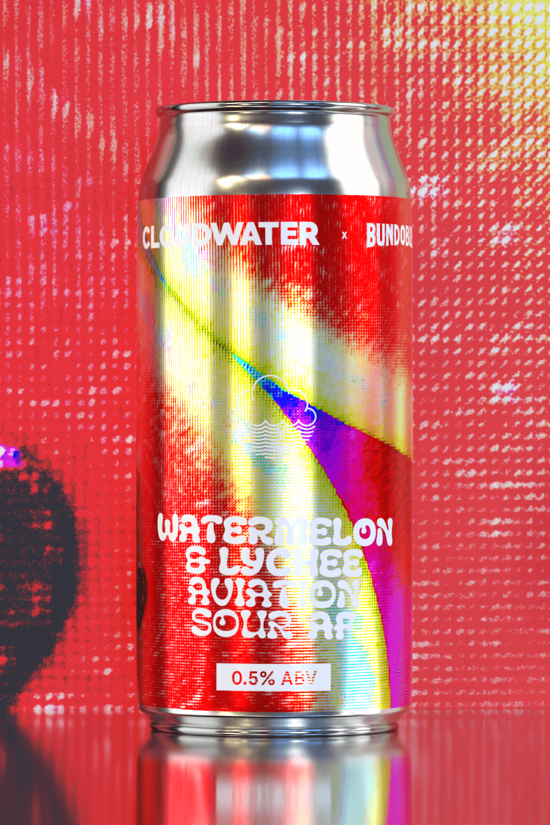 Lychee & Watermelon Aviation Sour AF (x Bundobust) – Cloudwater Brew Co